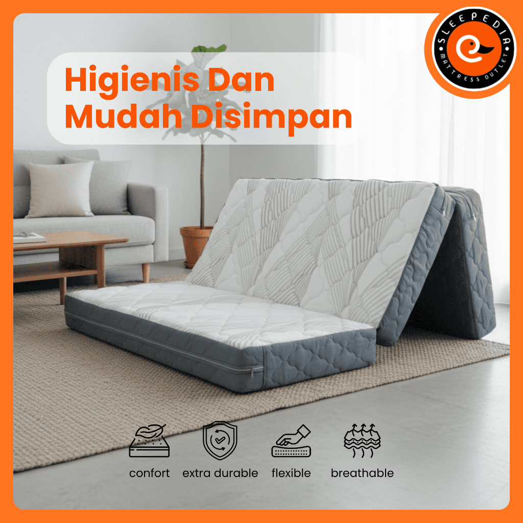 Jual SLEEPEDIA - ECO MATT MATRAS LIPAT MUDAH DIBAWA | Shopee Indonesia
