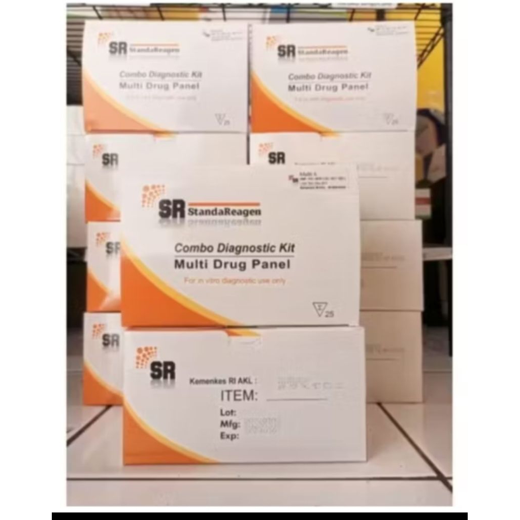 Jual MULTI 6 PARAMETER TES NARKOBA MERK SR / ESIGHT ISI 25 TEST ...