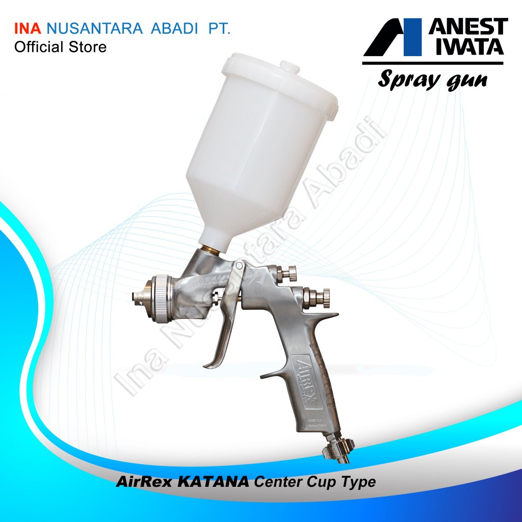 Jual KATANA-13C Set AIRREX - Spraygun Anest Iwata Group included Air Regulator | Shopee Indonesia