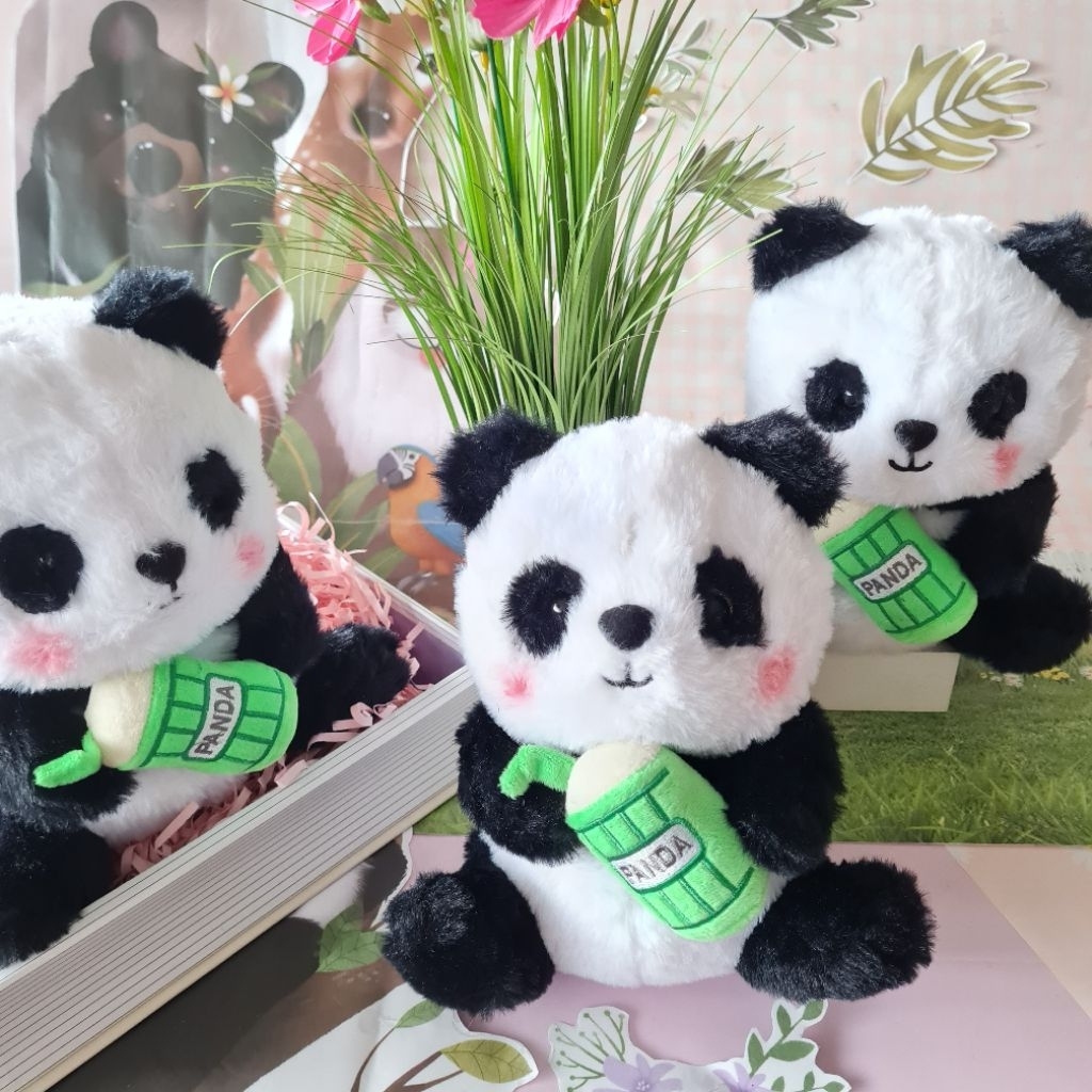 Jual Boneka Panda Bambu Duduk Lucu Bagus Lembut 24cm | Shopee Indonesia