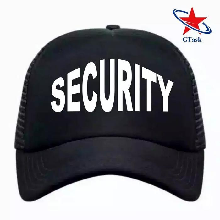 Jual Topi Trucker Jaring Hat Cap Distro Gunung SECURiTY aman sablon ...