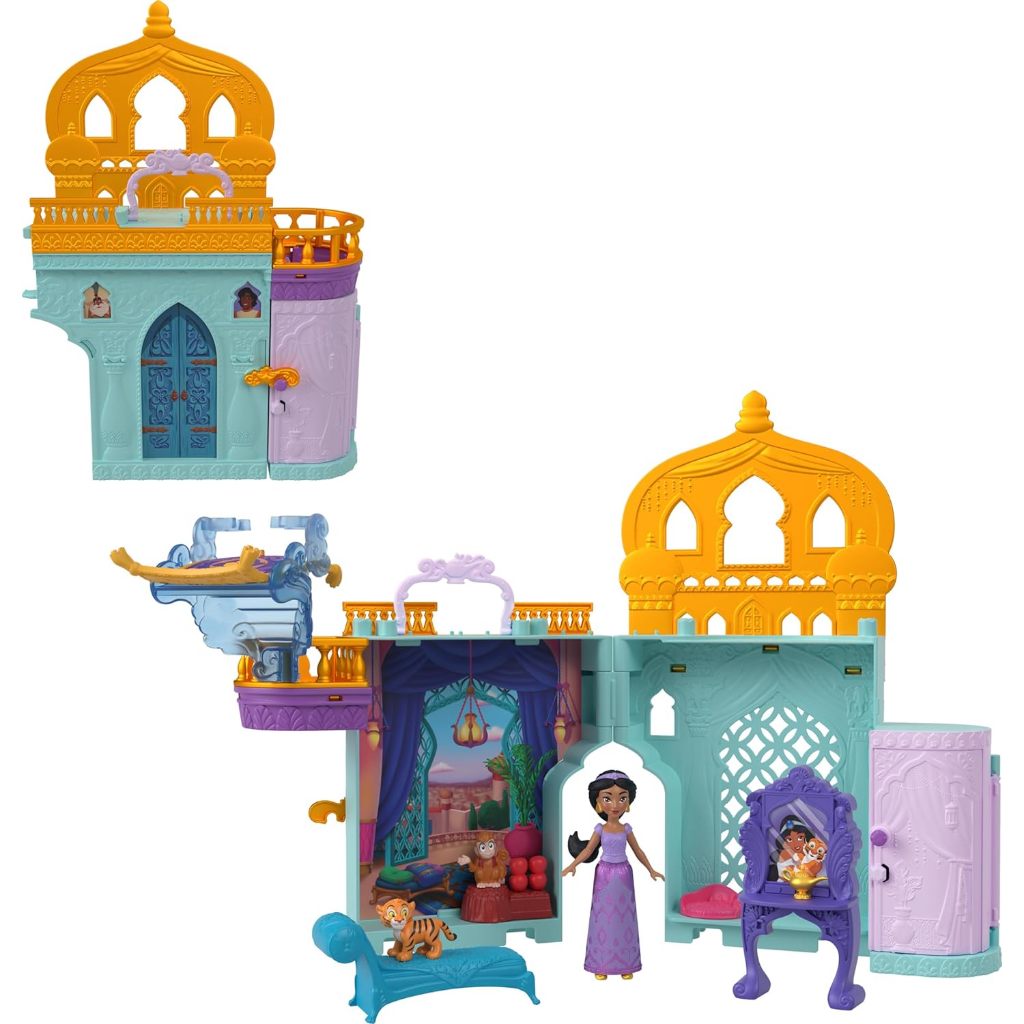 Jual Mattel Disney Princess Toys, Jasmine Doll House Stackable Castle ...