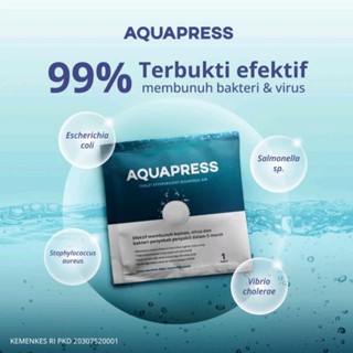 Jual AQUAPRESS 1 TABLET DISINFEKSI TABLET DISINFEKTAN TABLET PEMBUNUH ...