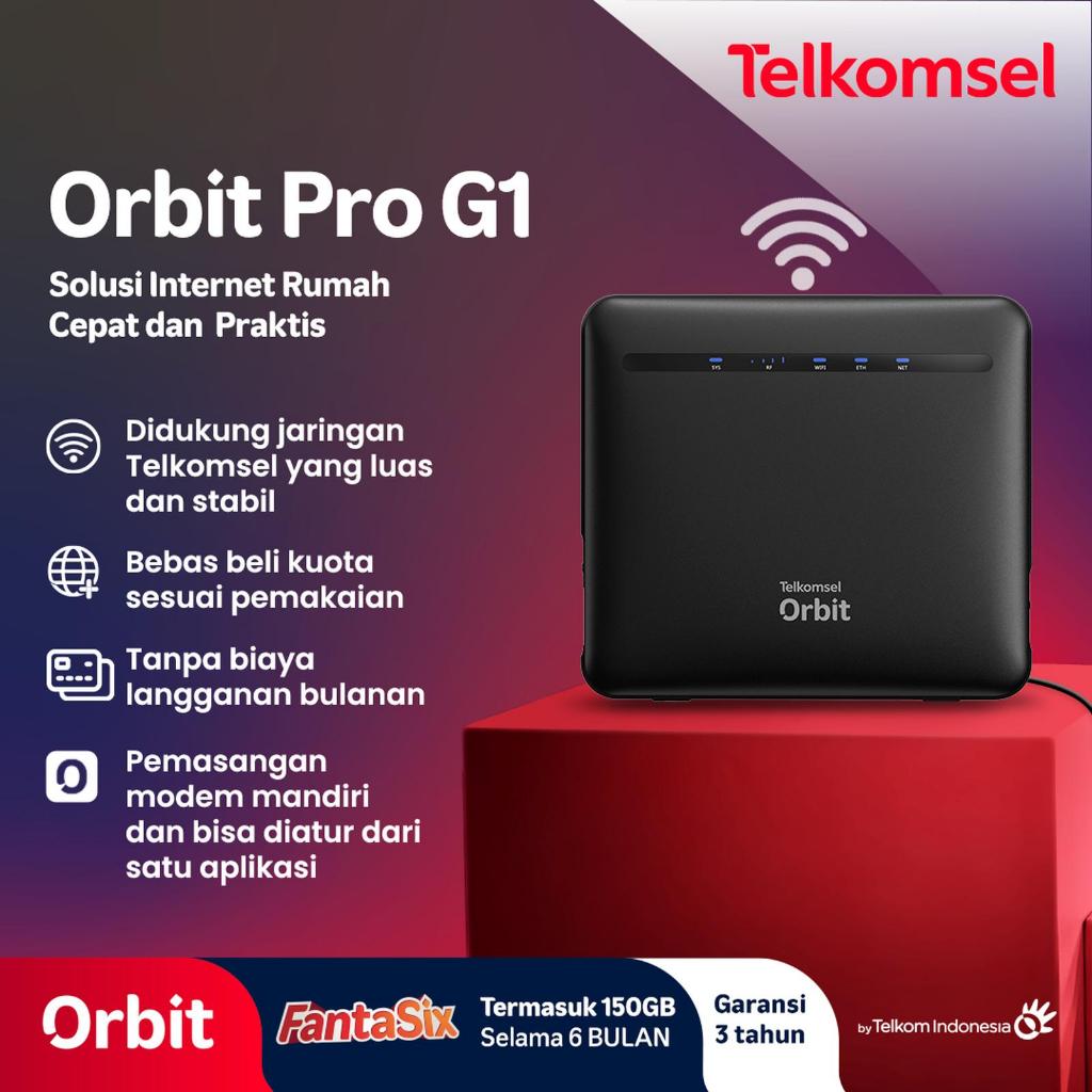 Jual Telkomsel Orbit Pro G1 Modem Wifi 4G High Speed Bonus Data ...