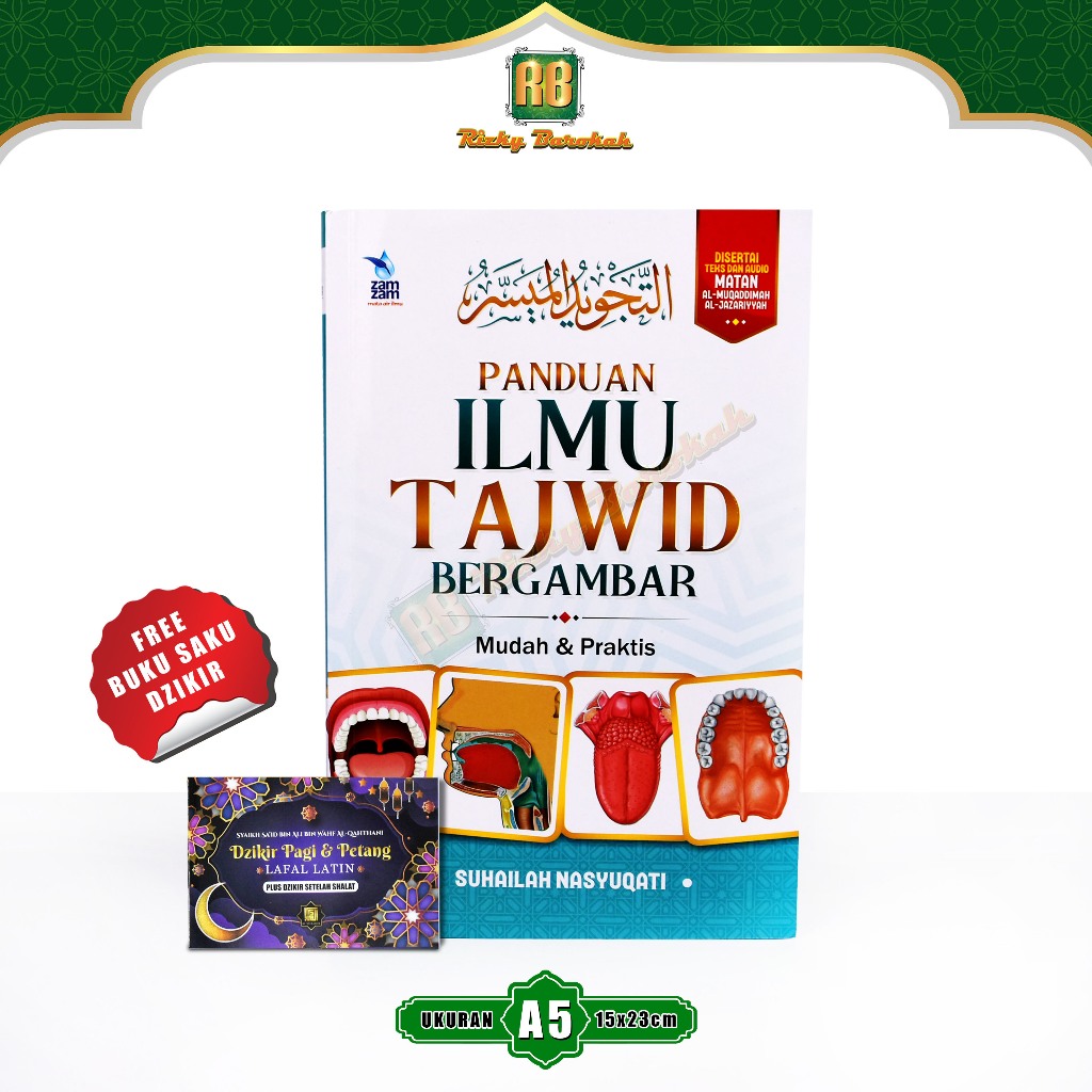 Jual Panduan Ilmu Tajwid Bergambar - Best Seller Buku Belajar Tajwid ...