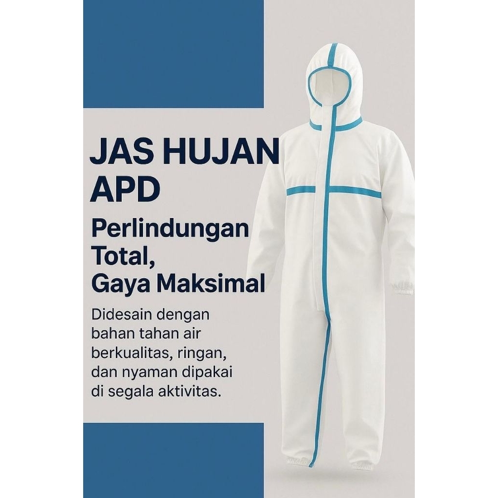 Jual Hazmat Suit/APD Multifungsi - Jas Hujan Waterproof Kualitas ...
