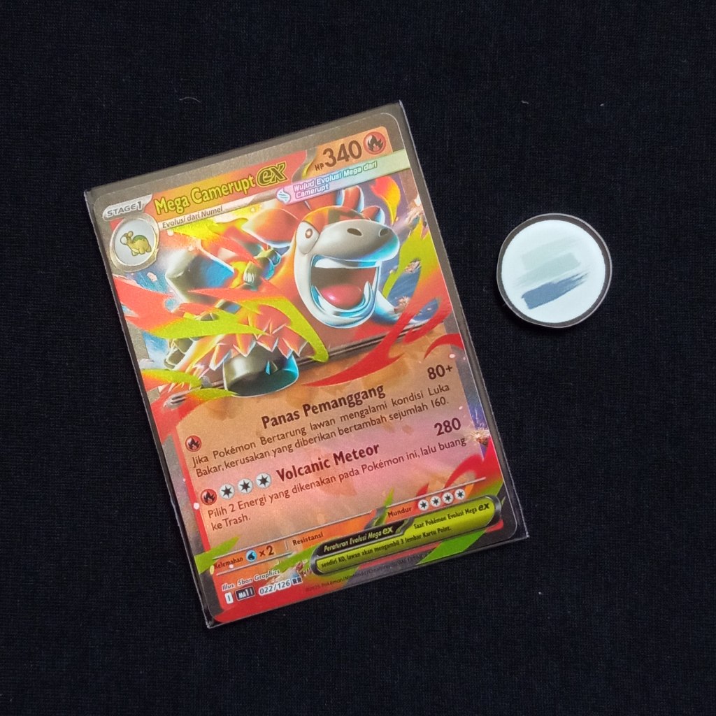 Jual Mega Camerupt EX RR ma1 Evolusi Mega Pokemon TCG Indonesia ...