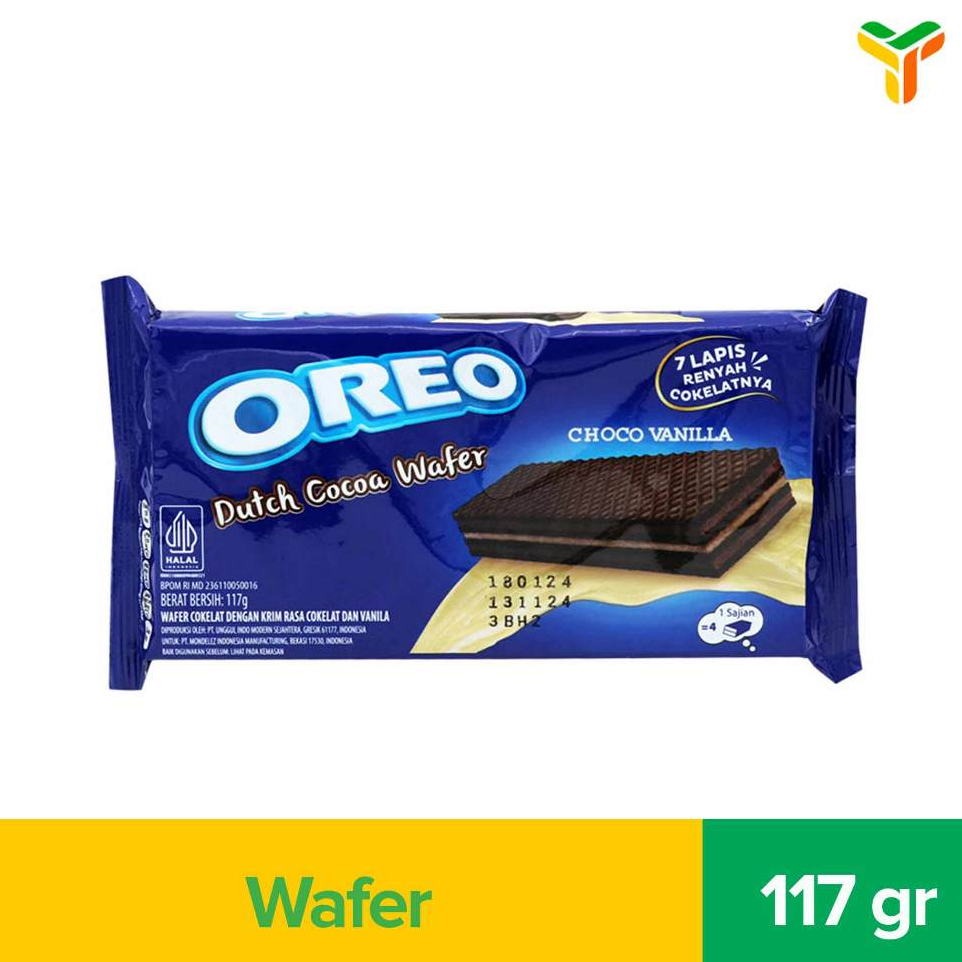 Jual Oreo Wafer Choco Vanilla 140.4G | Shopee Indonesia