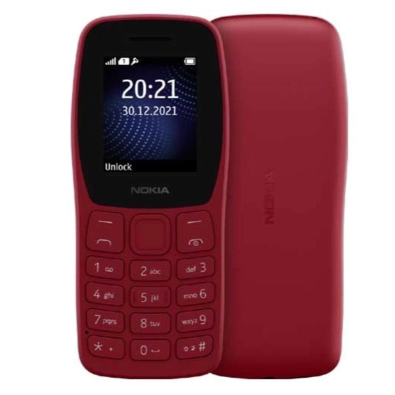Jual NOKIA 105 MERAH murah dual sim murah CUSTOM | Shopee Indonesia