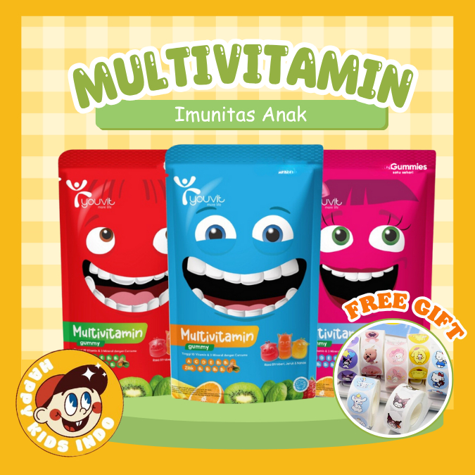 Jual YOUVIT MULTIVITAMIN 7 GUMMY - YOUVIT DEWASA / YOUVIT ANAK / YOUVIT ...