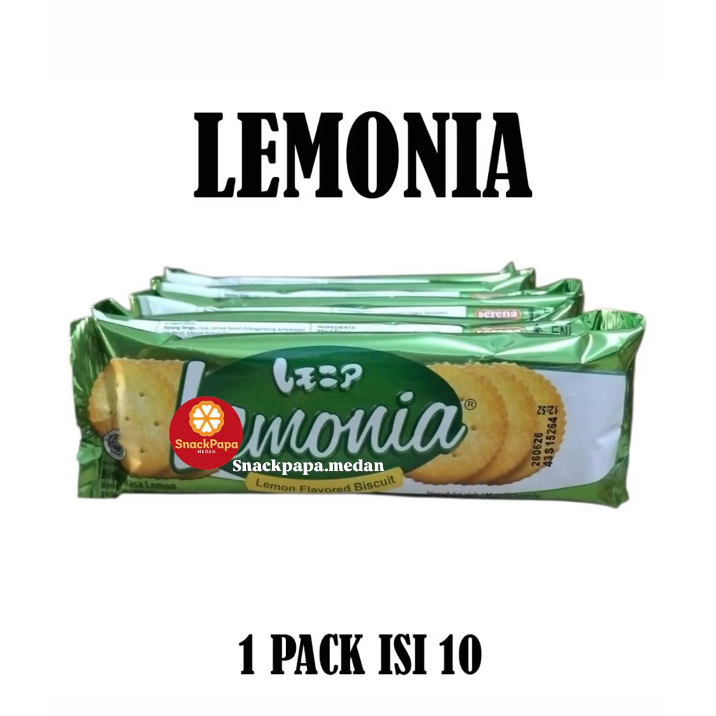 Jual BISKUIT LEMONIA LEMON RENCENG [ 1 RENCENG ISI 10 BUNGKUS X 20 GRAM ...