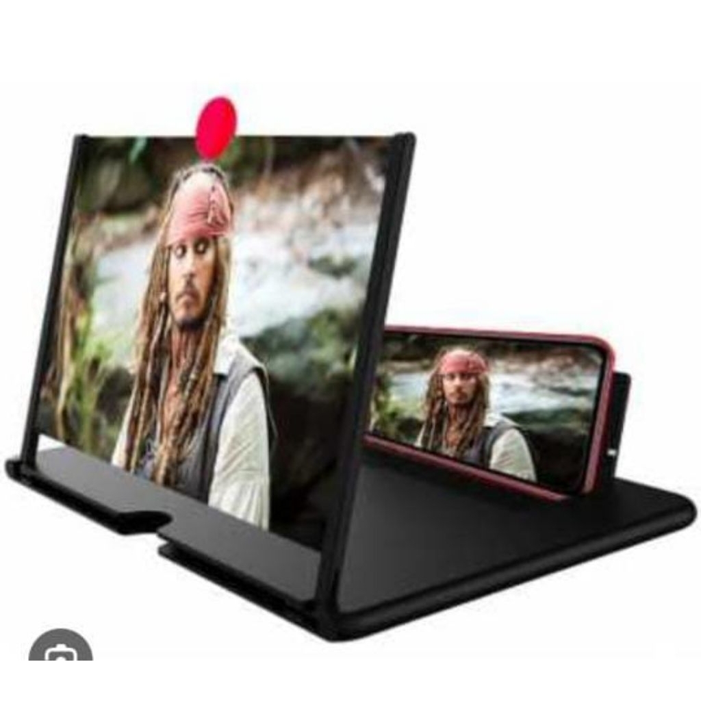 Jual Kaca pembesar layar hp 3D F3 Folding Screen Enlarger Stand Nonton ...