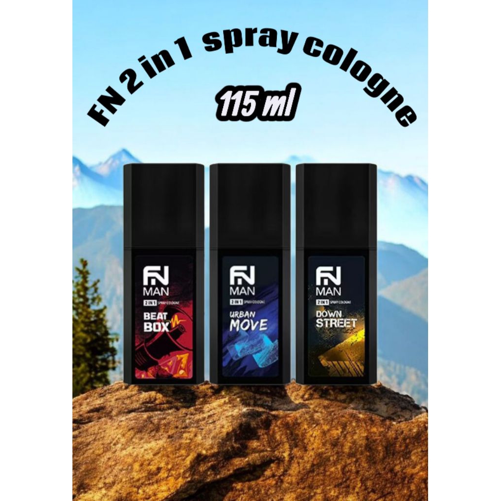 Jual parfum FN Man 2 in 1 Spray Cologne 115ml/minyak wangi pria wanita ...