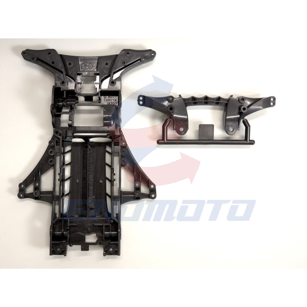 Jual Tamiya Parts FM-A FMA Chassis + Rear Stay Loose Kit (Metallic Gray ...