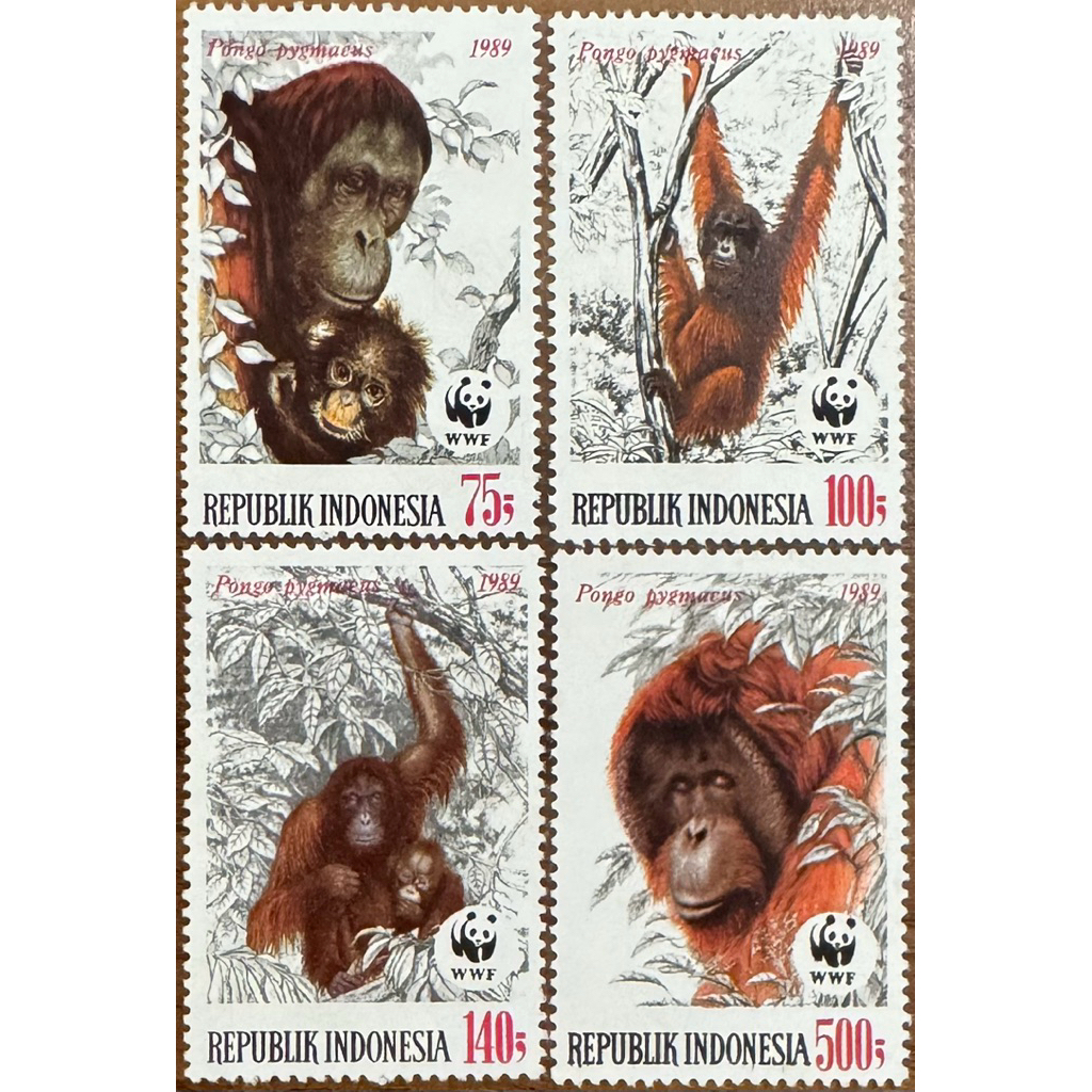Jual Prangko Kuno Set “Pongo Pygmaeus 1989” (Filateli) | Shopee Indonesia