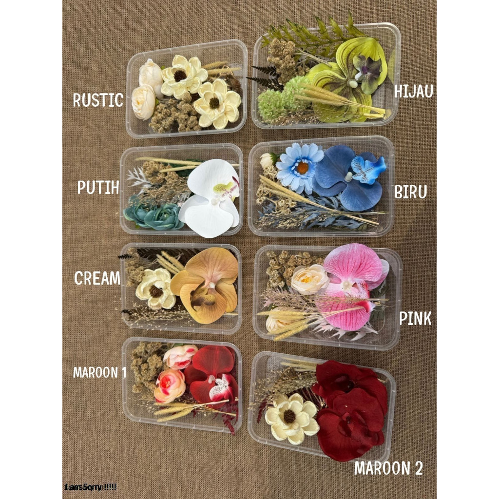 Jual Paket Bunga Anggrek Hiasan Mahar Bunga Kering / Bunga Hiasan ...