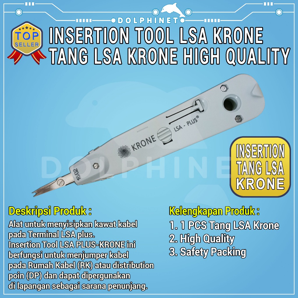Jual Tang Crone LSA / Tang Krone / Tang LSA Krone / Insertion Tool Lsa Krone Tang Krone LSA High ...
