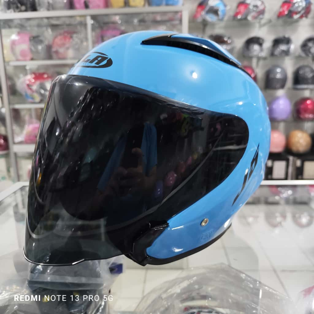 Jual Helm MLA J5 Solid Original | Helm Half Face SNI | Shopee Indonesia
