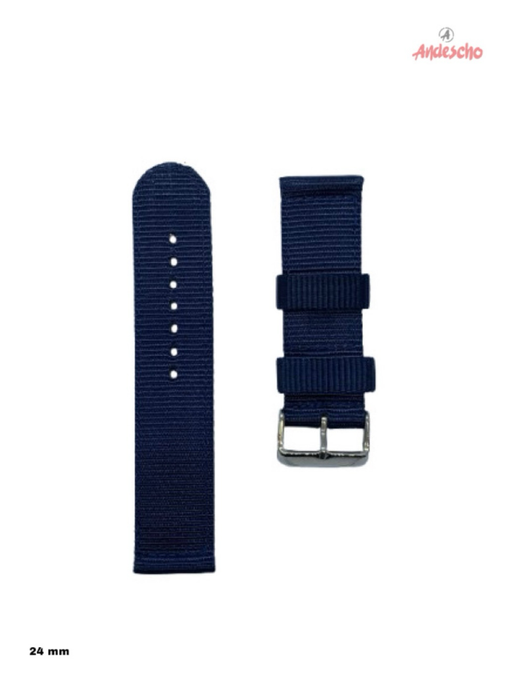 Jual STRAP JAM TANGAN BAHAN KANVAS UK.24mm | Shopee Indonesia