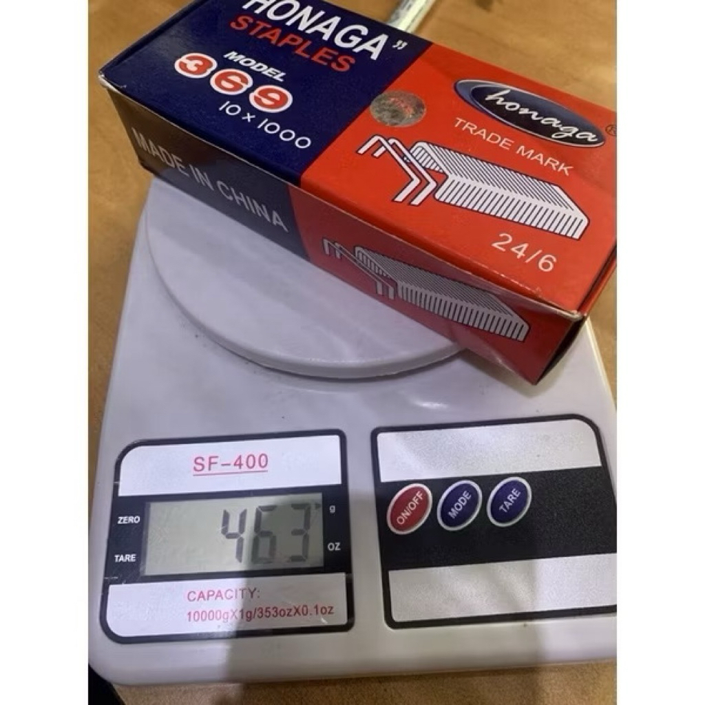 Jual [10 kotak kecil] Isi Staples Besar 24/6 Honaga | Shopee Indonesia