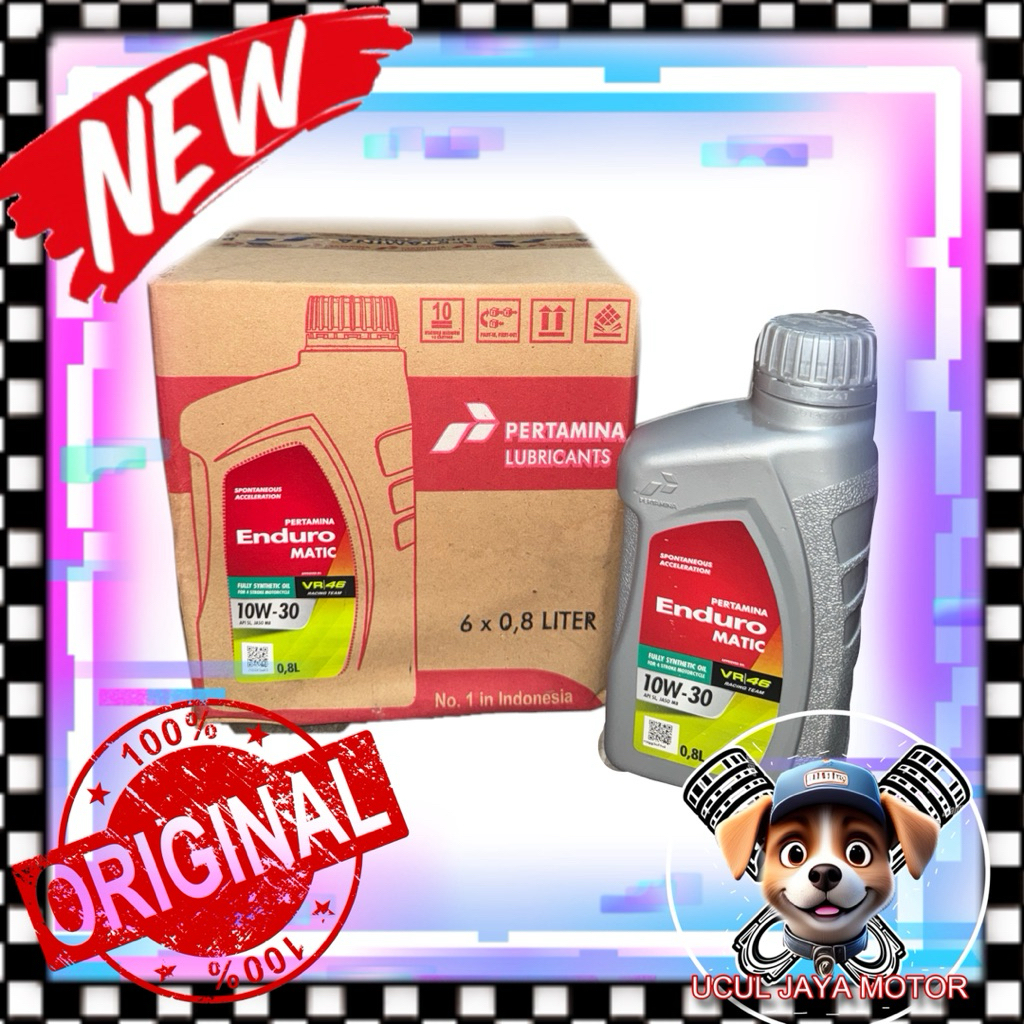 Jual Dus Enduro Matic – Paket Oli Motor Matic Pertamina (Isi 6 Botol x ...