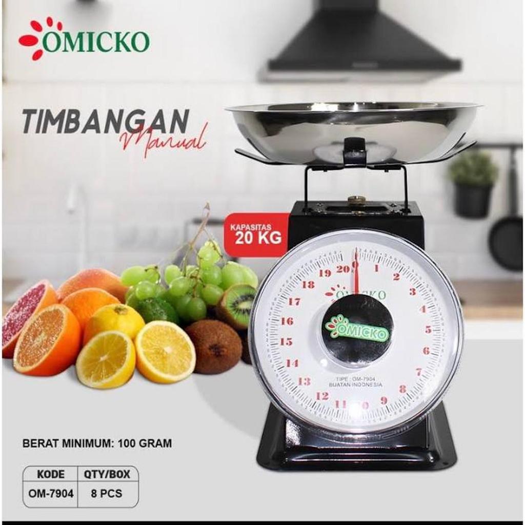 Jual Timbangan Manual OMICKO 5Kg 10Kg 15Kg 20Kg – Timbangan Buah Sayur ...