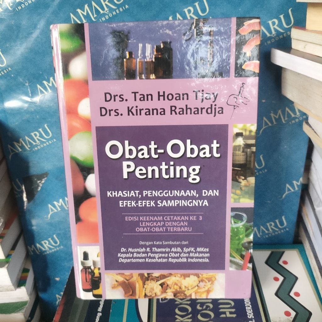 Jual BUKU BEKAS OBAT OBAT PENTING KHASIAT PENGGUNAAN DAN EFEK DRS TAN ...