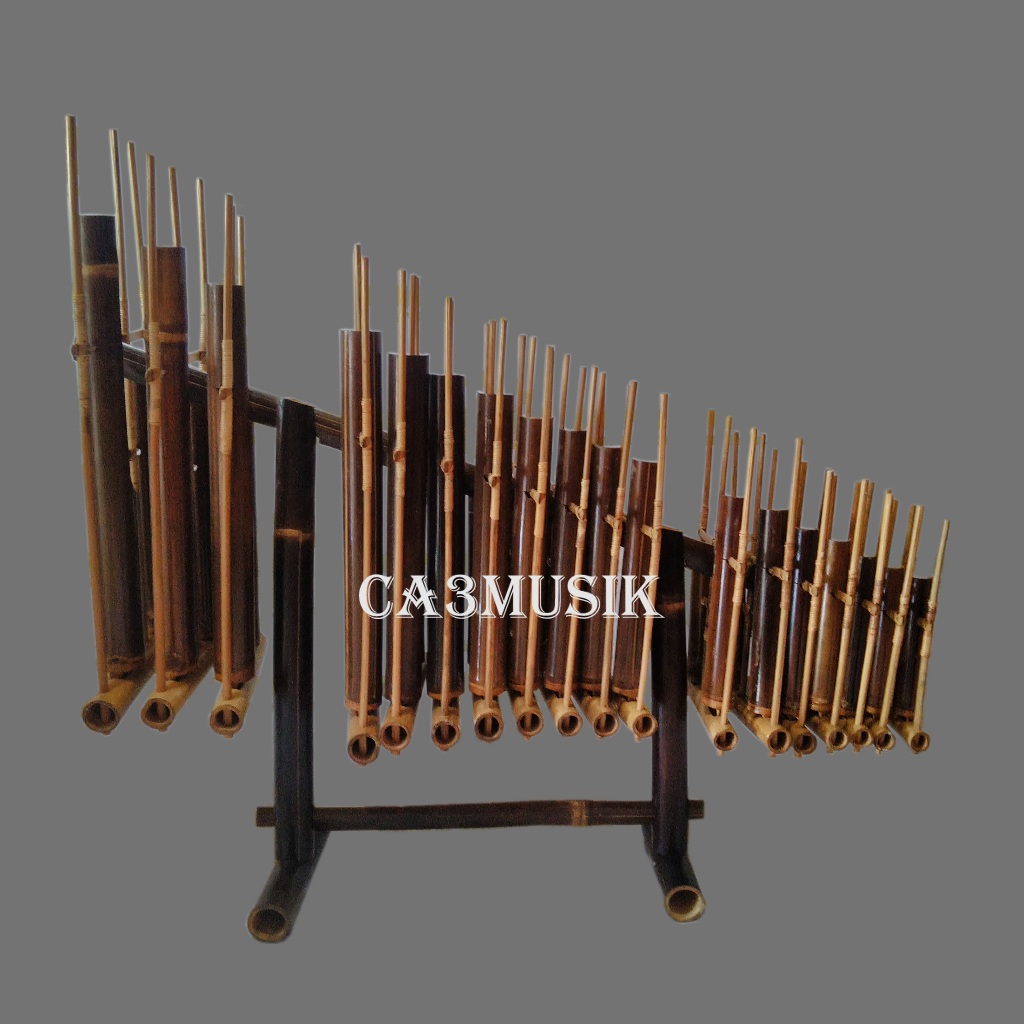 Jual angklung bambu tali dan bambu hitam 18 nada / 2,5 oktaf | Shopee ...