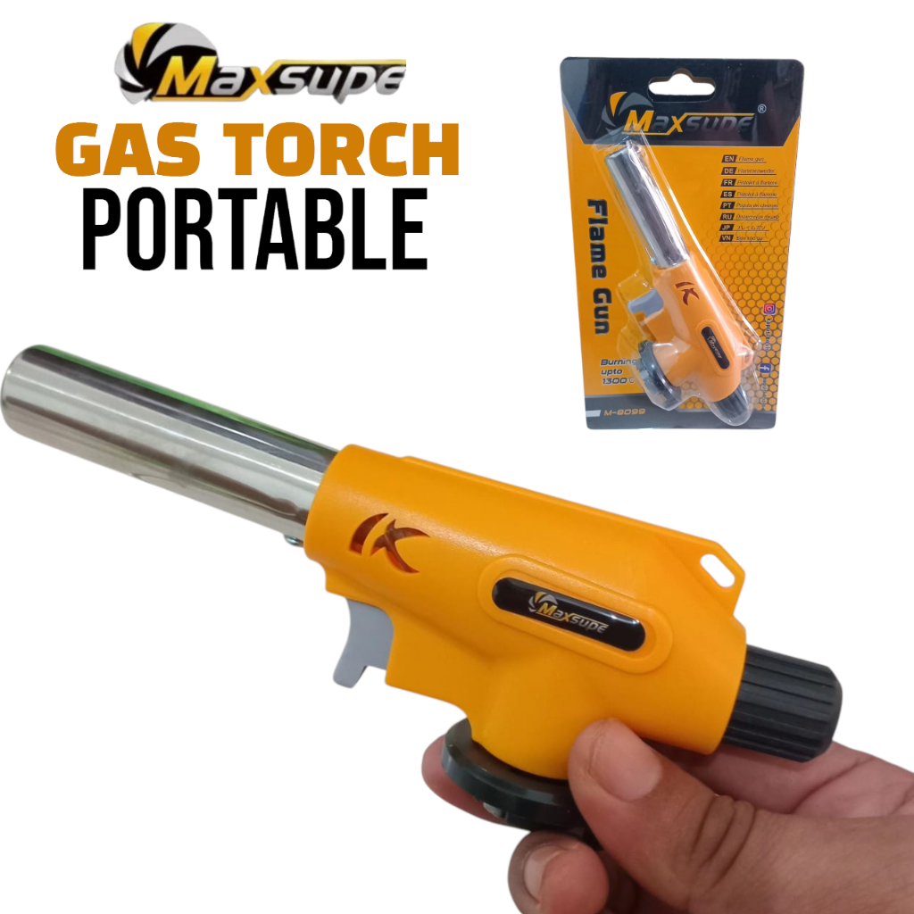 Jual MAXSUPE kepala gas torch KT-06 portable kaleng tabung | Shopee ...