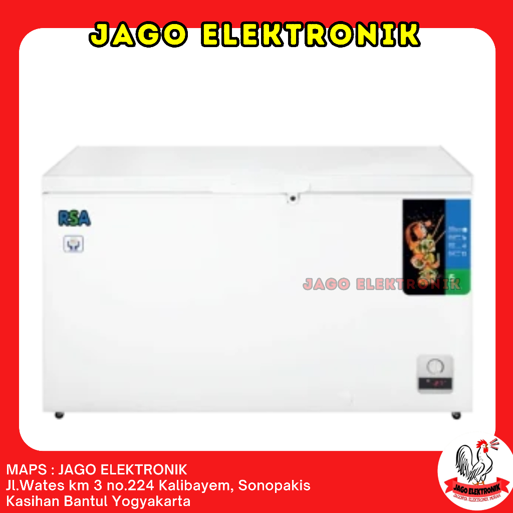 Jual RSA Chest Freezer 420 Liter Box Freezer CF 460 CF-460 Cooler Box ...