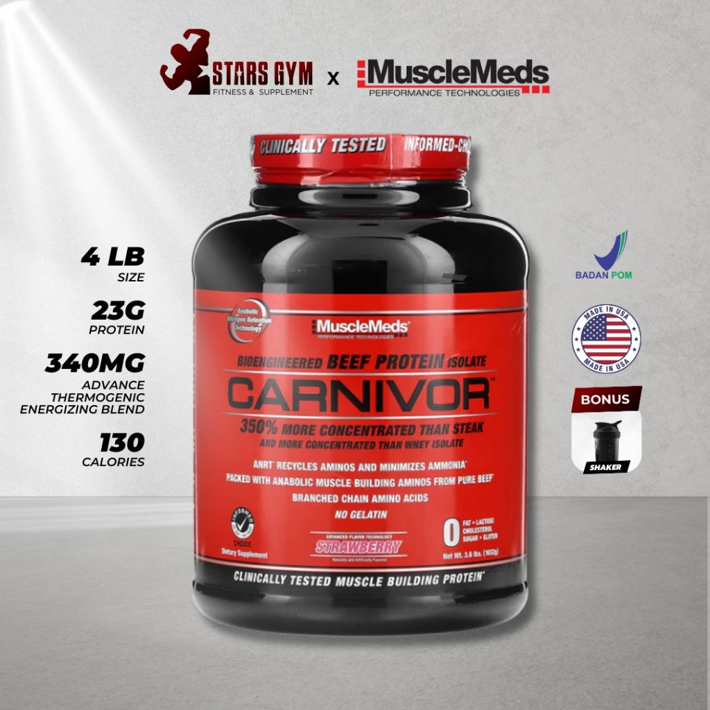 Jual CARNIVOR WHEY 4,65 LB BPOM AOM | Shopee Indonesia