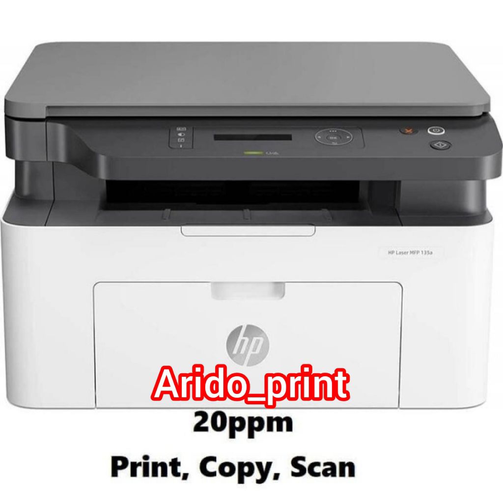 Jual Printer fotocopy mini HP LASERJET MFP 135a bisa scan copy catridge ...