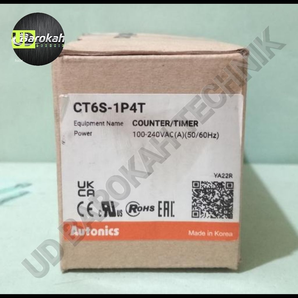 Jual AUTONICS CT6S-1P4T 220v 240v AC COUNTER TIMER DIGITAL RS485 6 ...