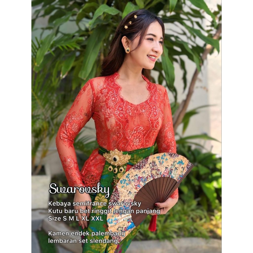 Jual Kebaya Semifrance Swarovsky | Shopee Indonesia