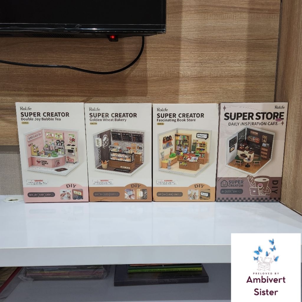 Jual [ SEGEL ] Koleksi Mainan Miniatur Pajangan Rumah Toko Kafe Bakery ...