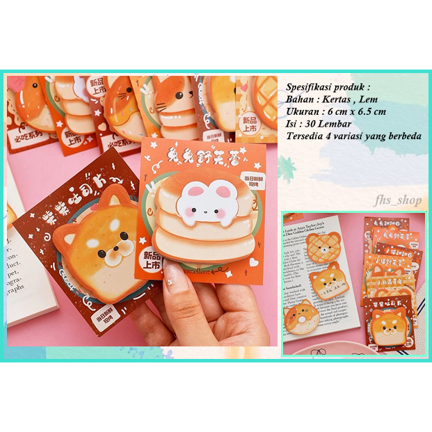 Jual Sticky Notes Kartun Memo Tempel Sticky Notes Aesthetic Sticky ...