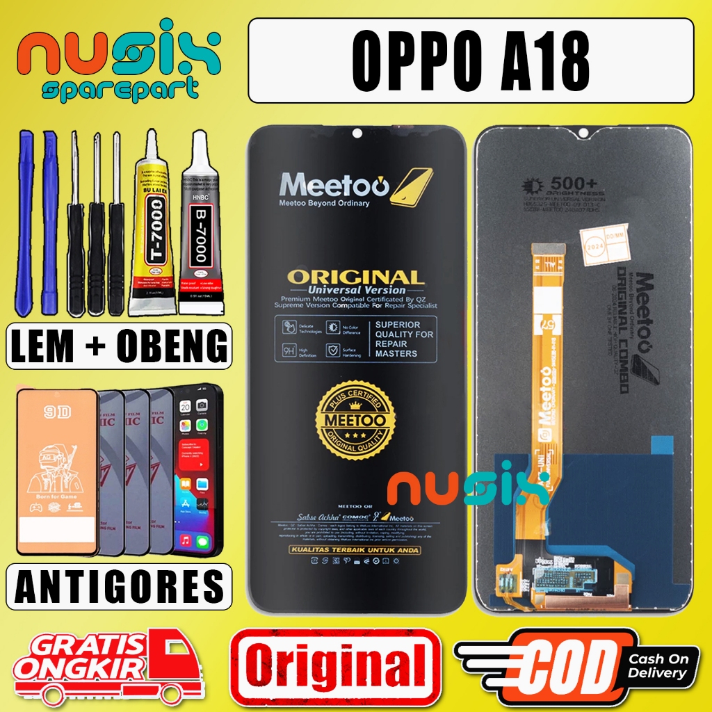 Jual LCD TOUCHSCREEN OPPO A18 ORIGINAL FULLSET | Shopee Indonesia