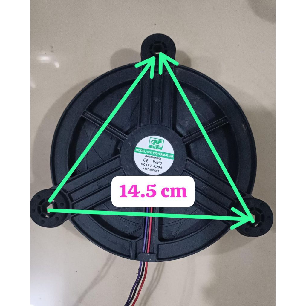 Jual MOTOR FAN KULKAS INVERTER ELECTROLUX DV 12 VOLT 0.29 A ORIGINAL ...