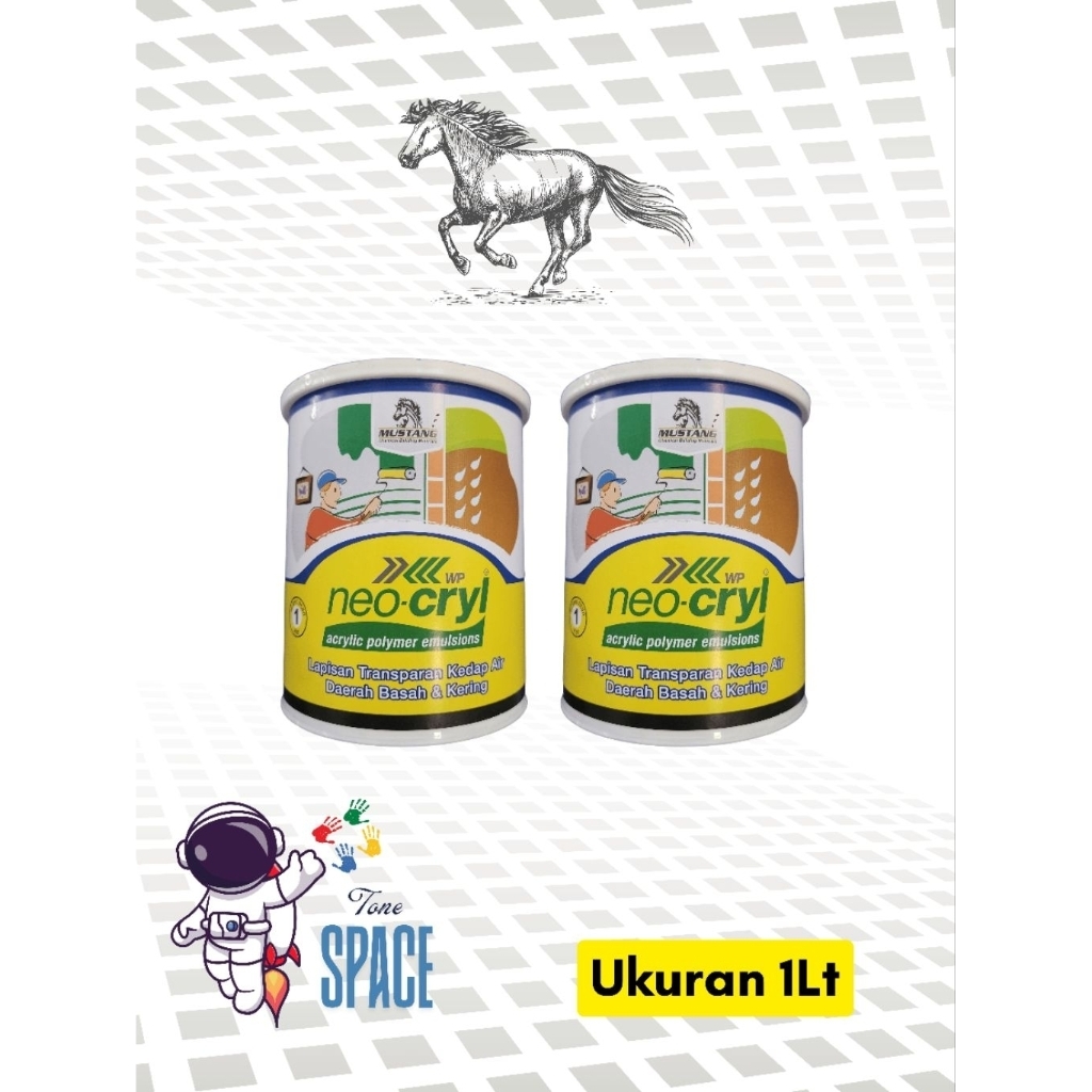 Jual Mustang Neocryl Akrilik Resin Ukuran 1KG | Shopee Indonesia