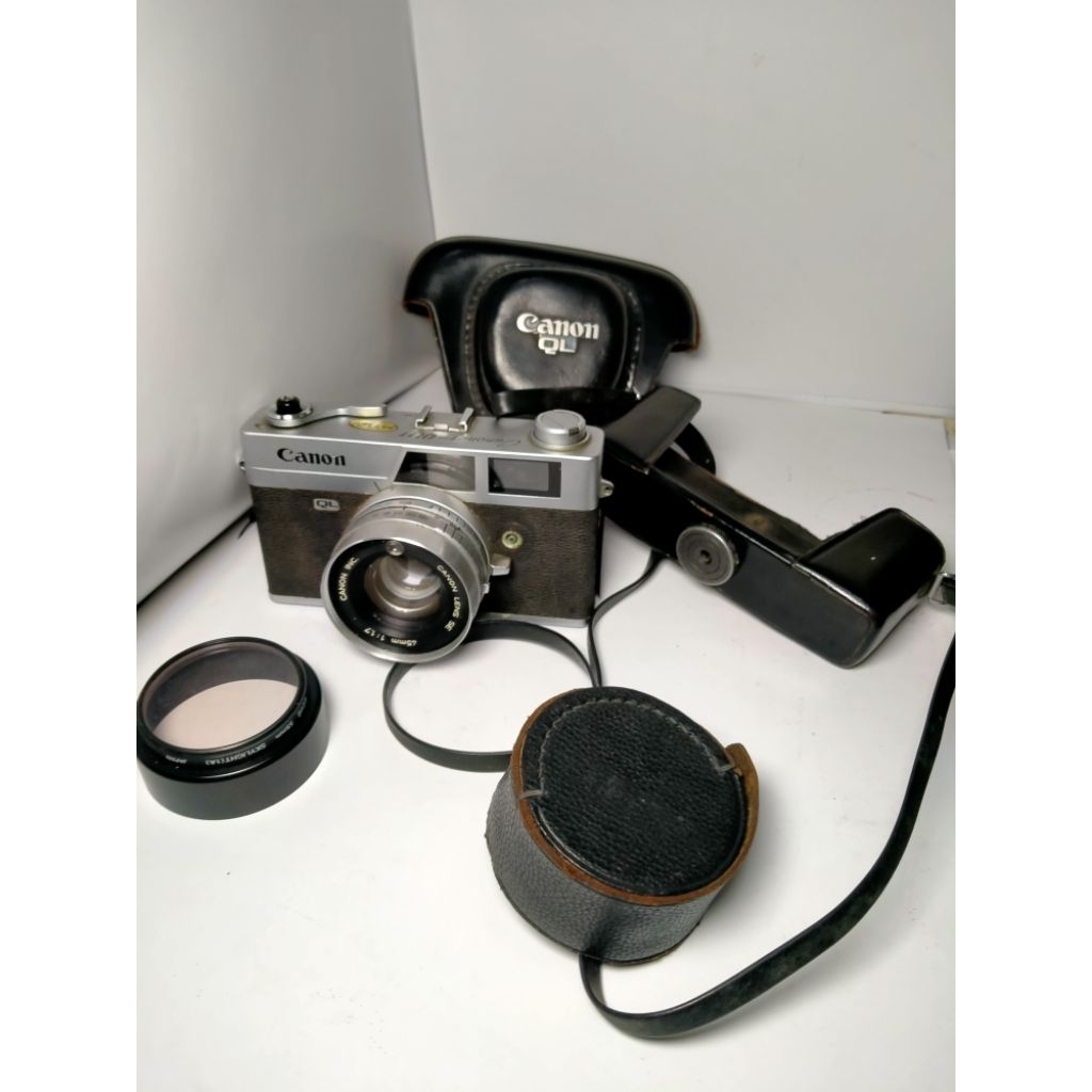 Jual Camera Analog Canon Canonet QL17 Vintage ,ORIGINAL JAPAN | Shopee ...