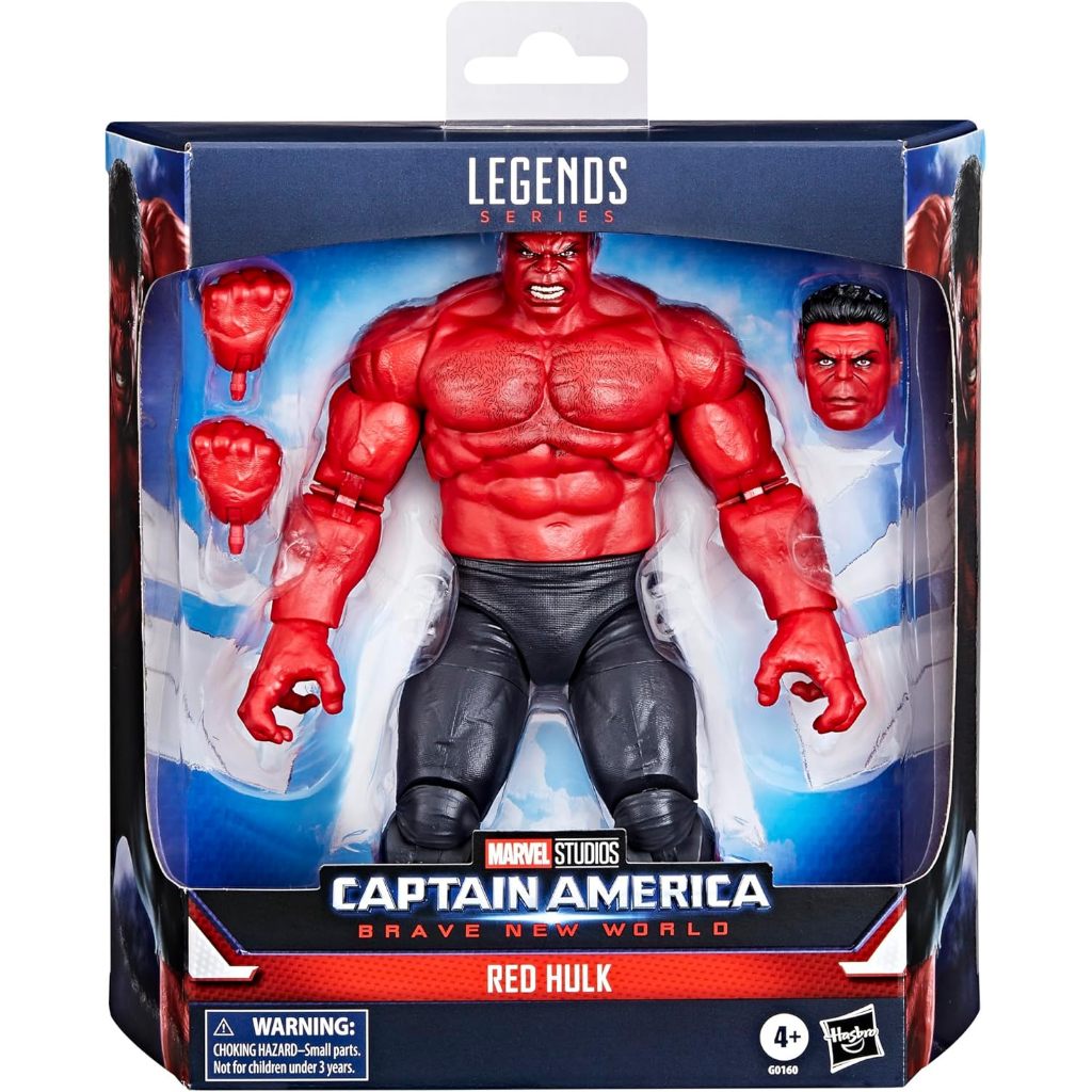 Jual Marvel Legends Series Red Hulk, Captain America: Brave New World ...