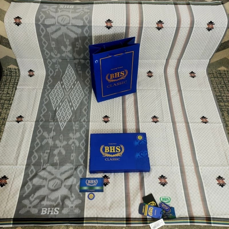 Jual Sarung BHS classic songket Gold BHS klasik | BHS classic silver ...