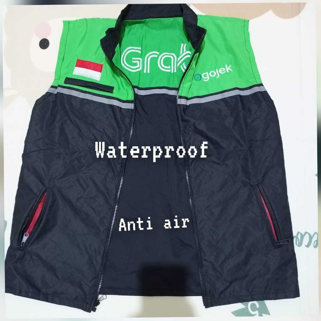 Jual ROMPI GOJEK BOLAK BALIK GRAB SETENGAH HITAM GAK CEPET KOTOR ANTI ...