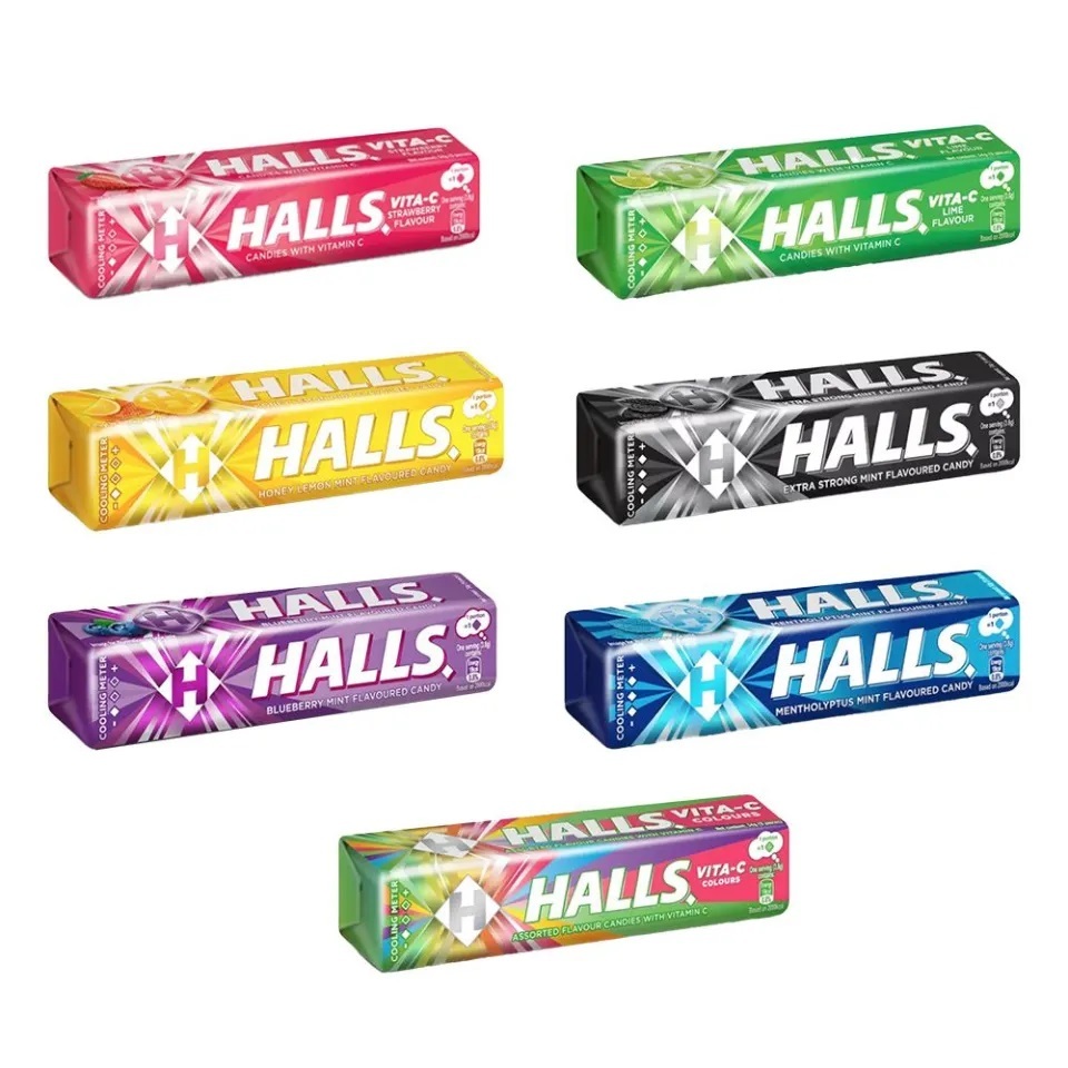 Jual Halls Stick Candy Mint (34g) | Shopee Indonesia