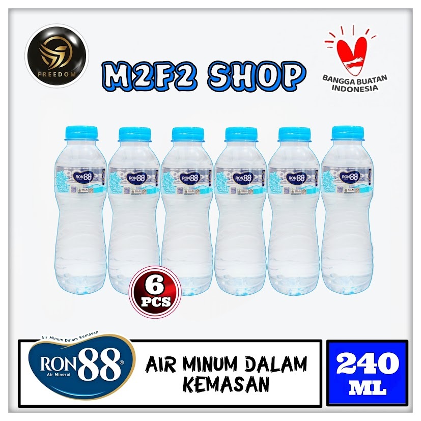 Jual Air Mineral Ron 88 Elite Baby Mini Botol Pet - 240 ml (Kemasan 6 ...