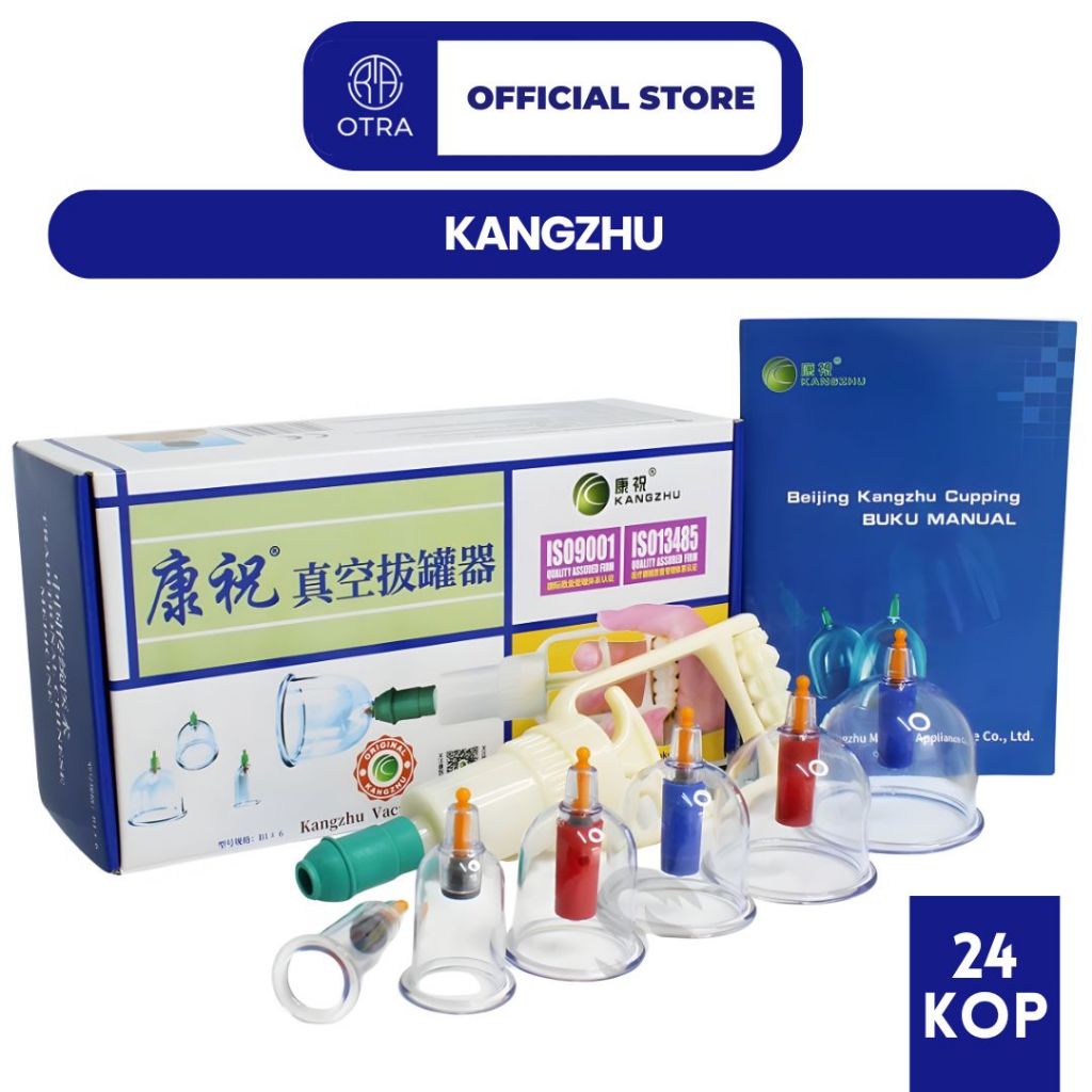Jual Alat Bekam Kangzhu Kop Angin Kangzhu isi 6, 12, Dan 24 Kop / Bekam ...