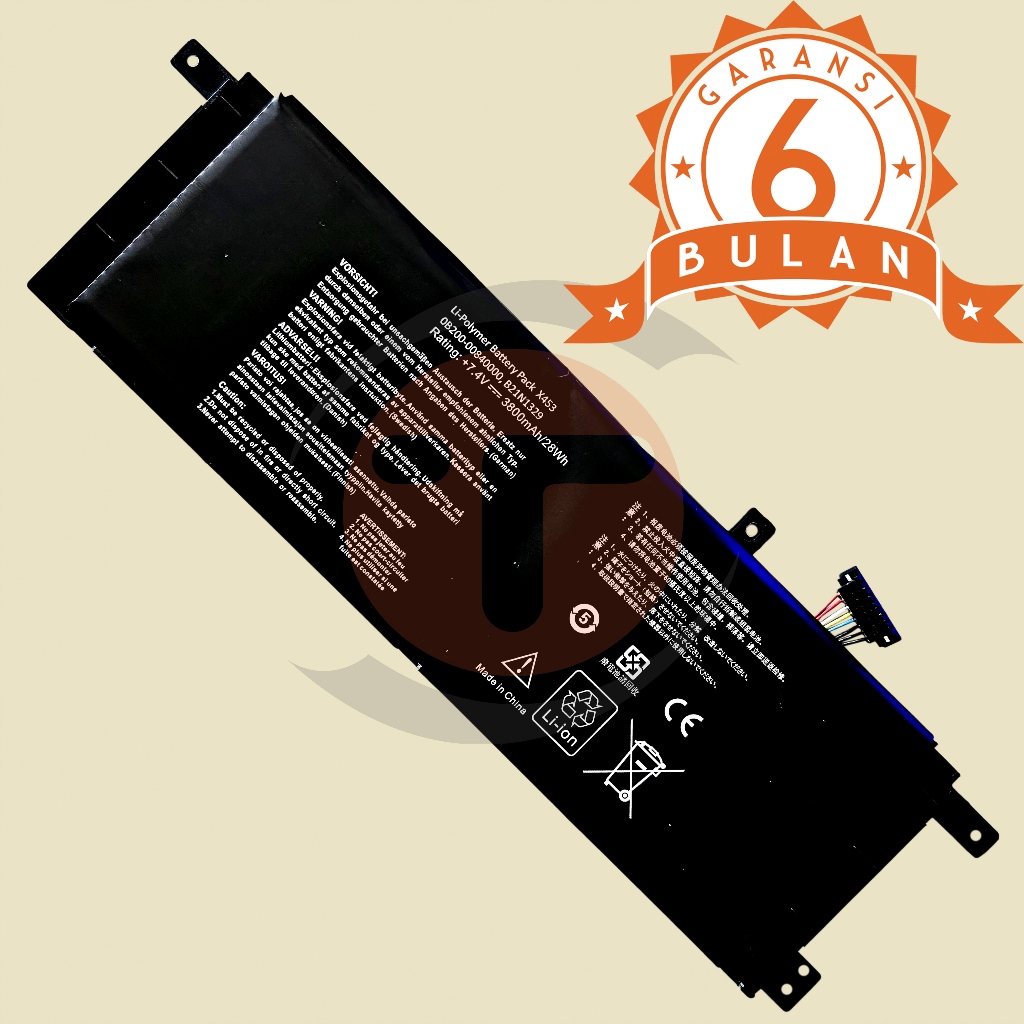 Jual Baterai Untuk Asus X553 X553MA X453 X503 R515M F553 D553MA X403 ...