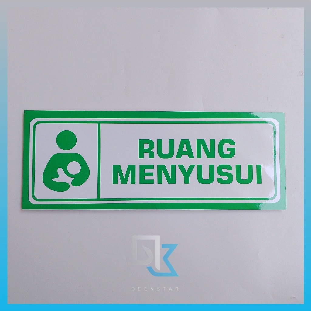 Jual Stiker Ruang Menyusui, Ruang Laktasi, Stiker Nama ruang, Stiker ...