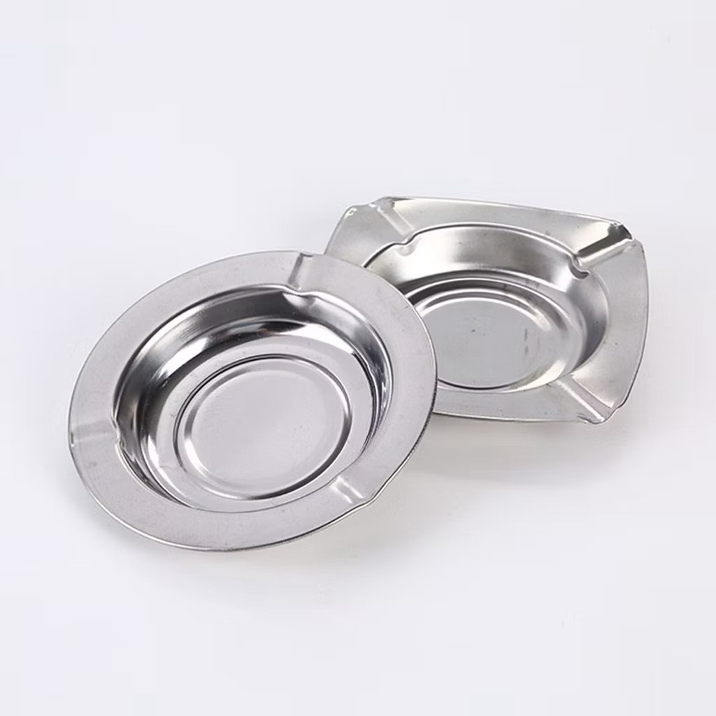 Jual ASBAK STAINLESS BULAT 12 CM MANGKOK ASBAK BESI | Shopee Indonesia