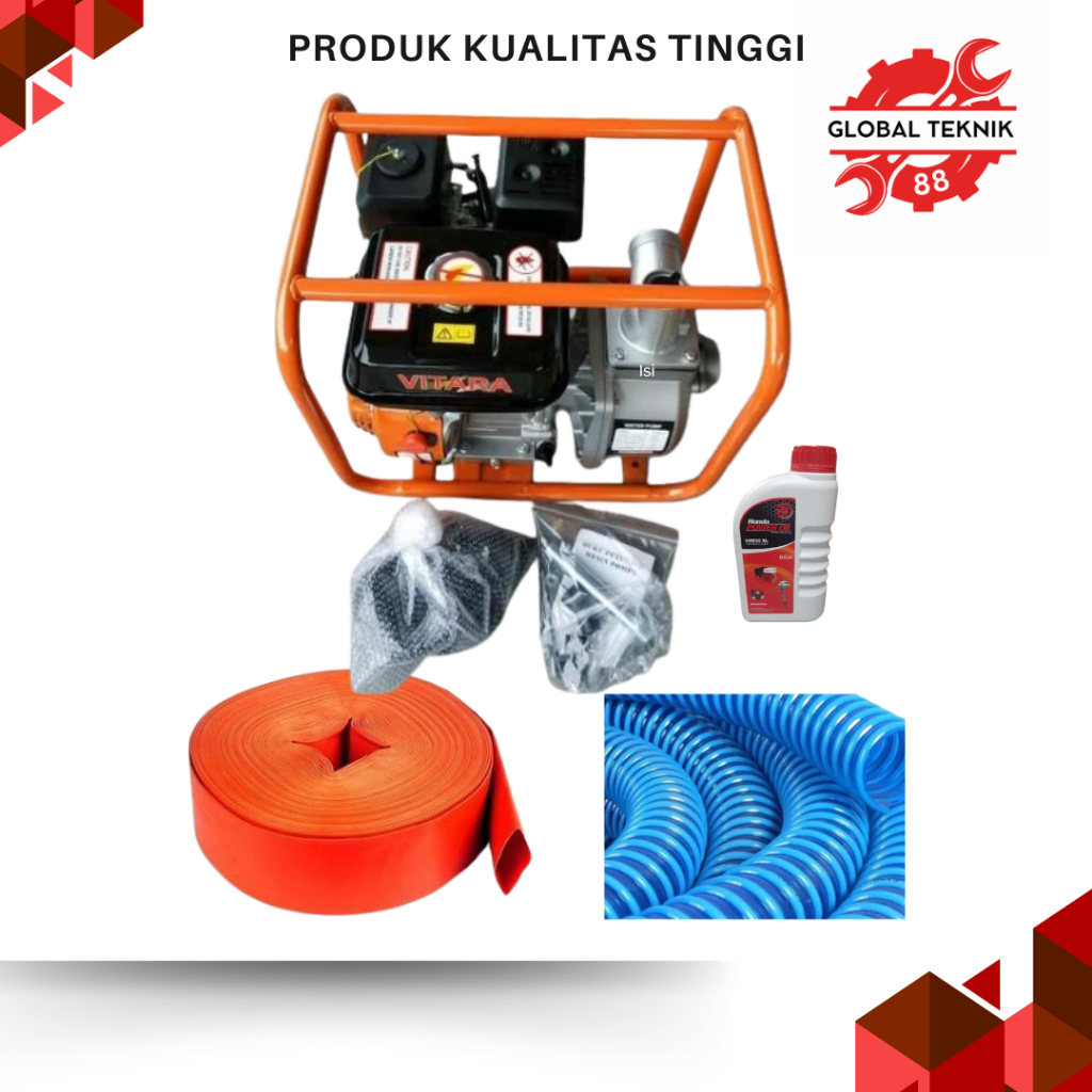 Jual Paket Komplit Selang Mesin Pompa Air Sawah Alkon Vitara 2 inch ...